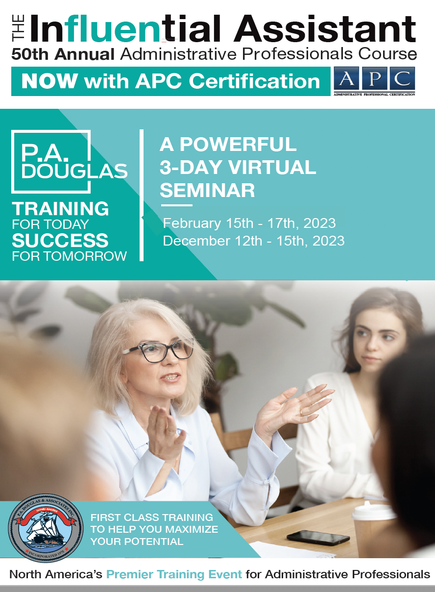 The Virtual Annual Administrative Professionals Course
